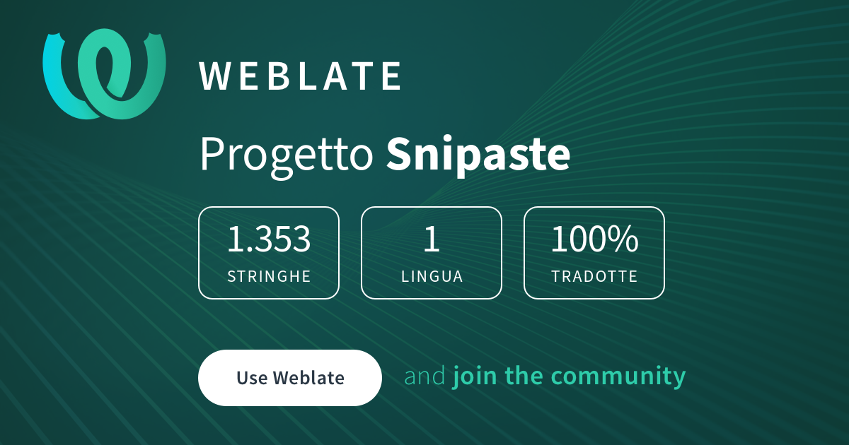 Partecipa a Snipaste! @ Snipaste Translations